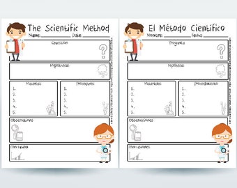 Scientific Method Worksheet - Etsy
