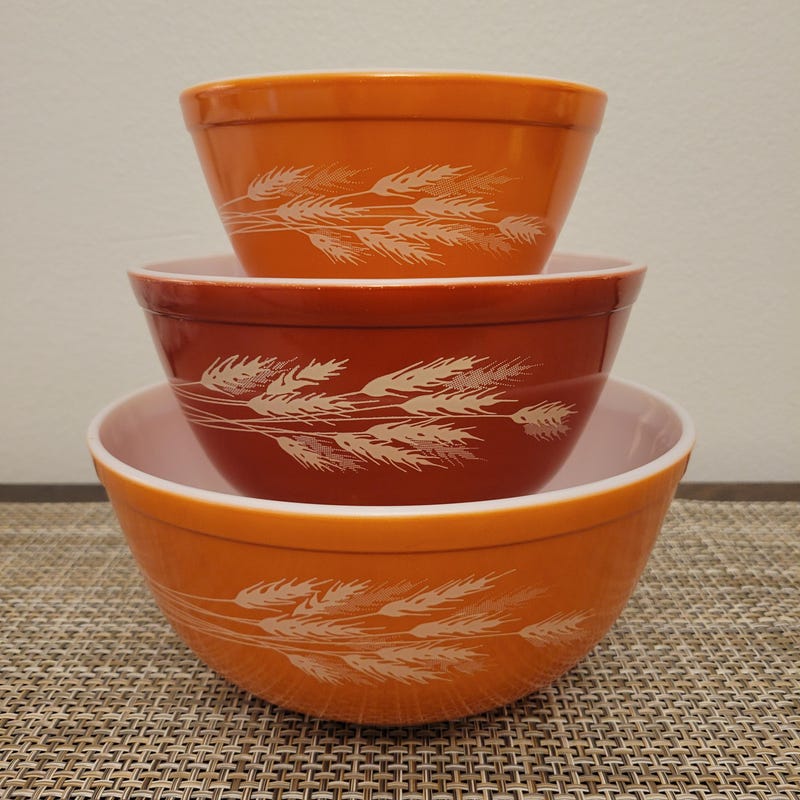 Pyrex Bowl Set - Etsy