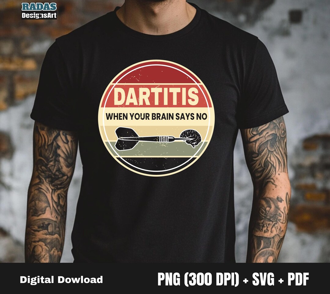 Retro Beach Darts Logo: Summer Vibes SVG PNG PDF (digital Download) - Etsy