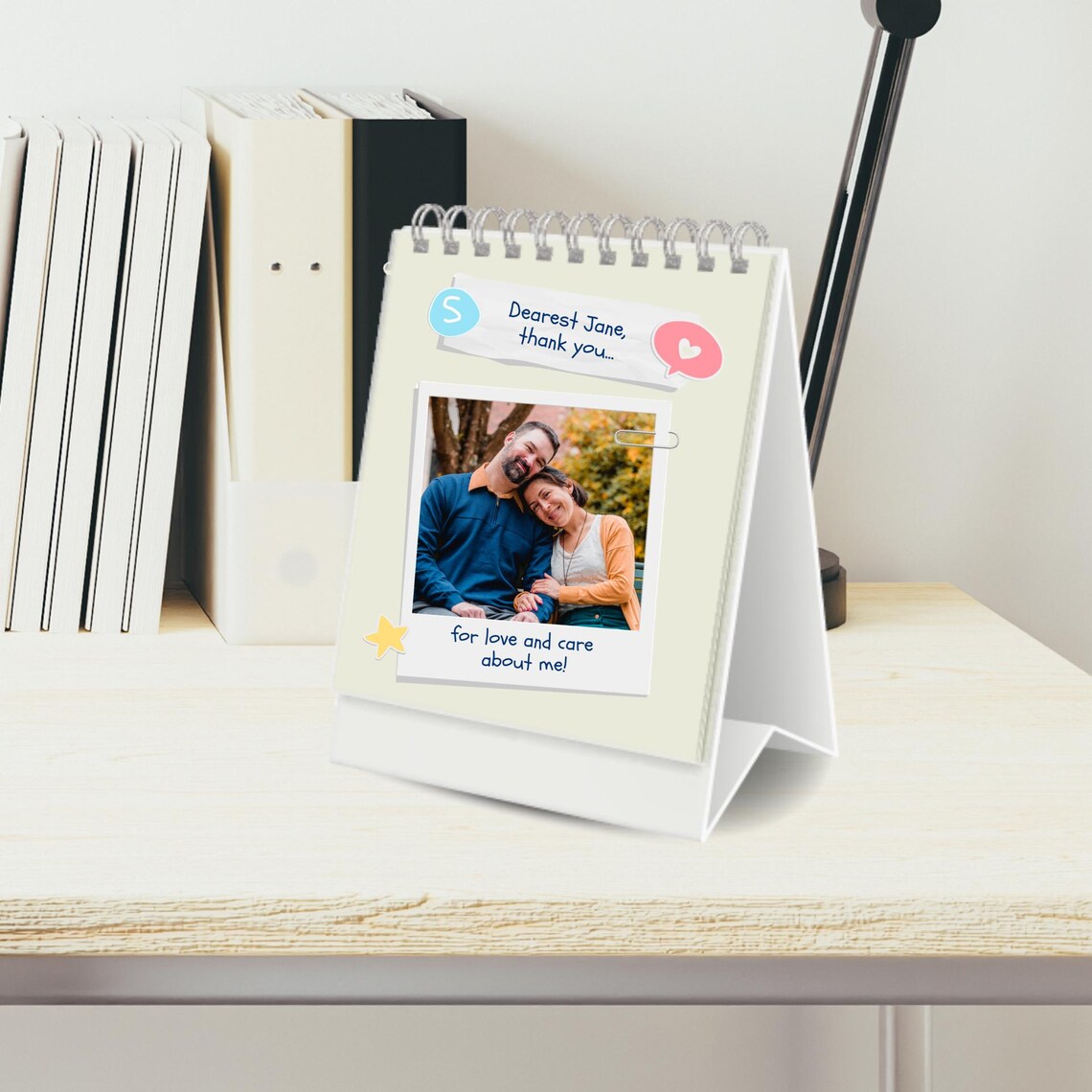 Printable Flip Calendar Canva Template "31 Reasons to Be Grateful ...