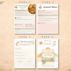 Road to Emmaus Activity Pack for Kids | Luke 24 Bible Lesson, Faith ...