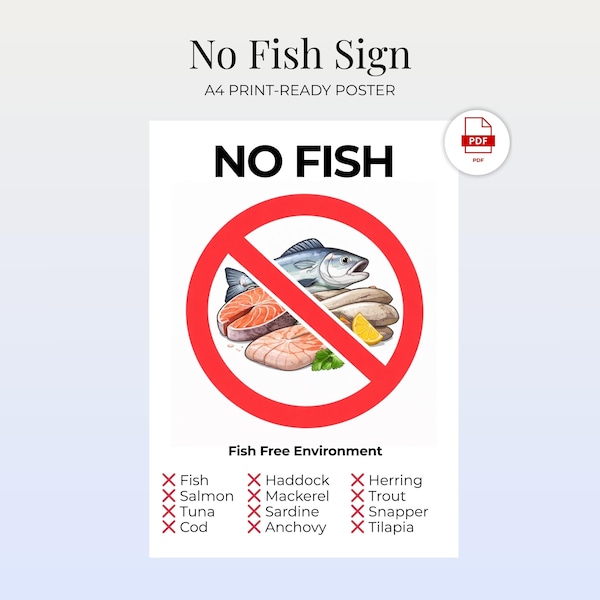 Fish Poster - Etsy