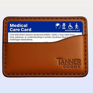 Ehlers-danlos Syndrome Medical Assistance Card – Heds / Ceds Support ...