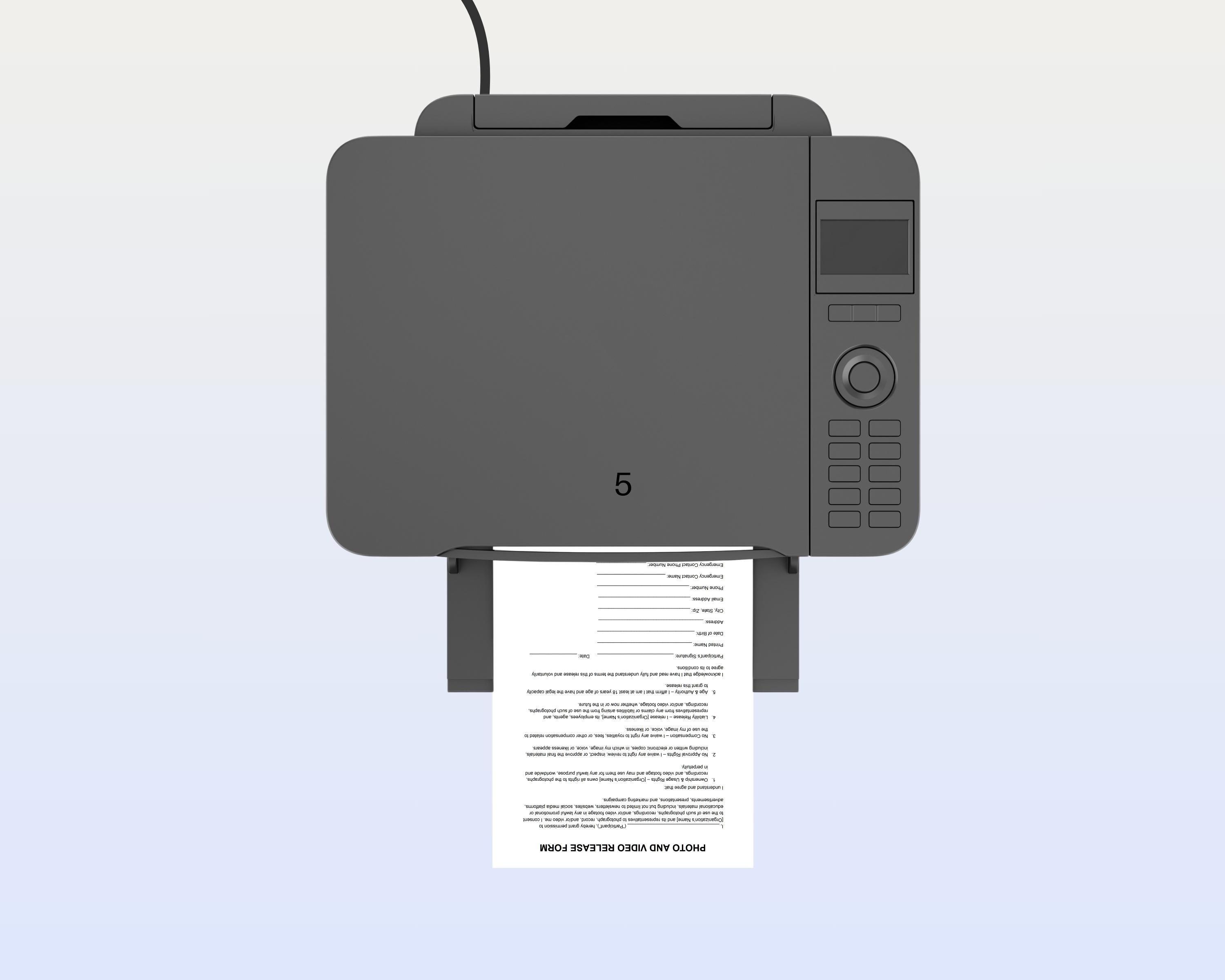 Photo & Video Release Form Template | Editable Media Consent Form ...