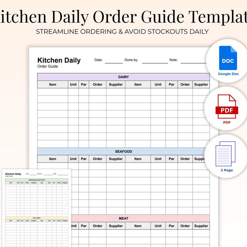 Order Dairy - Etsy