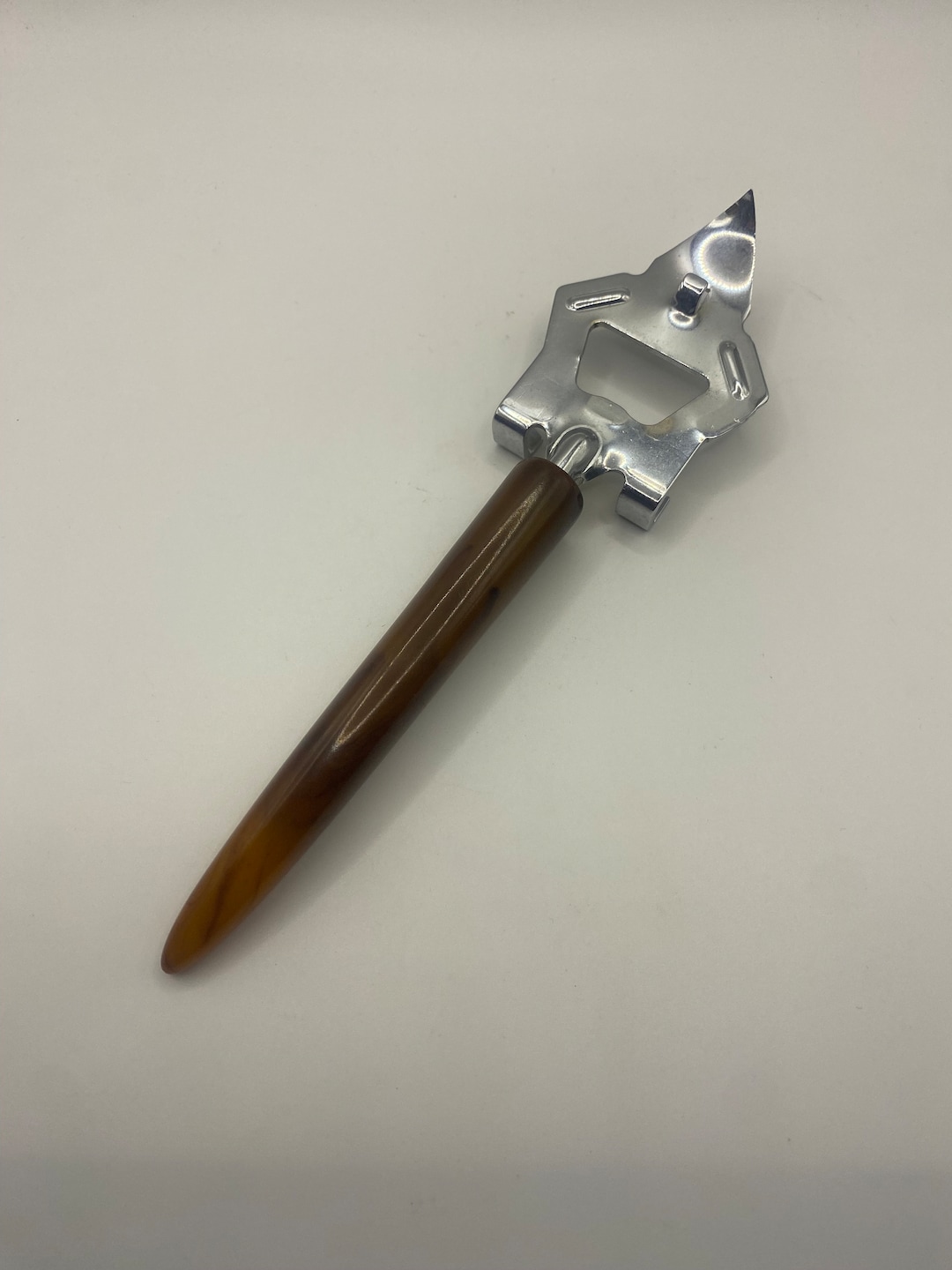 Vintage Bakelite Kitchen Triple Tool, Butterscotch Handle, Kitchen ...