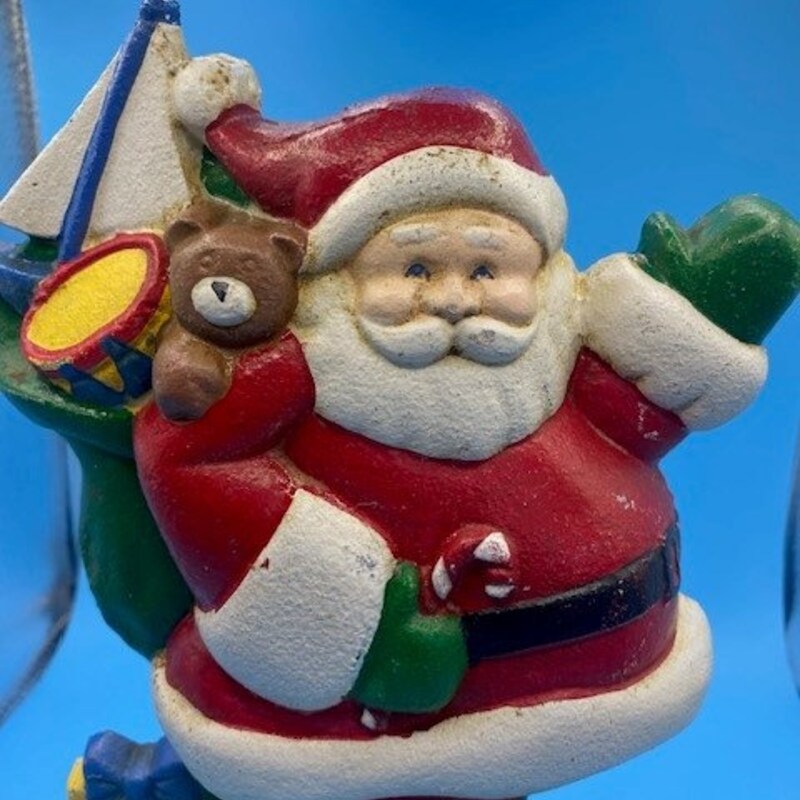 Cast Iron Santa - Etsy