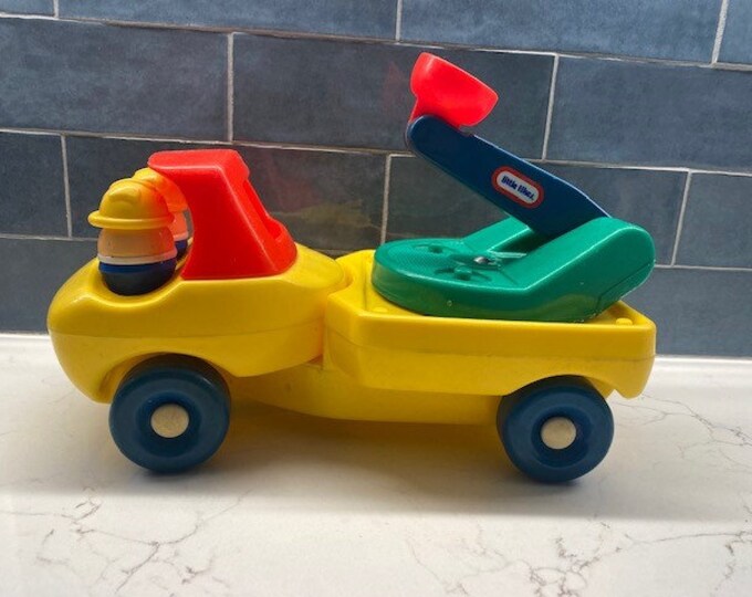 Vintage Little Tikes Cherry Picker Construction Truck 1985, Toys ...
