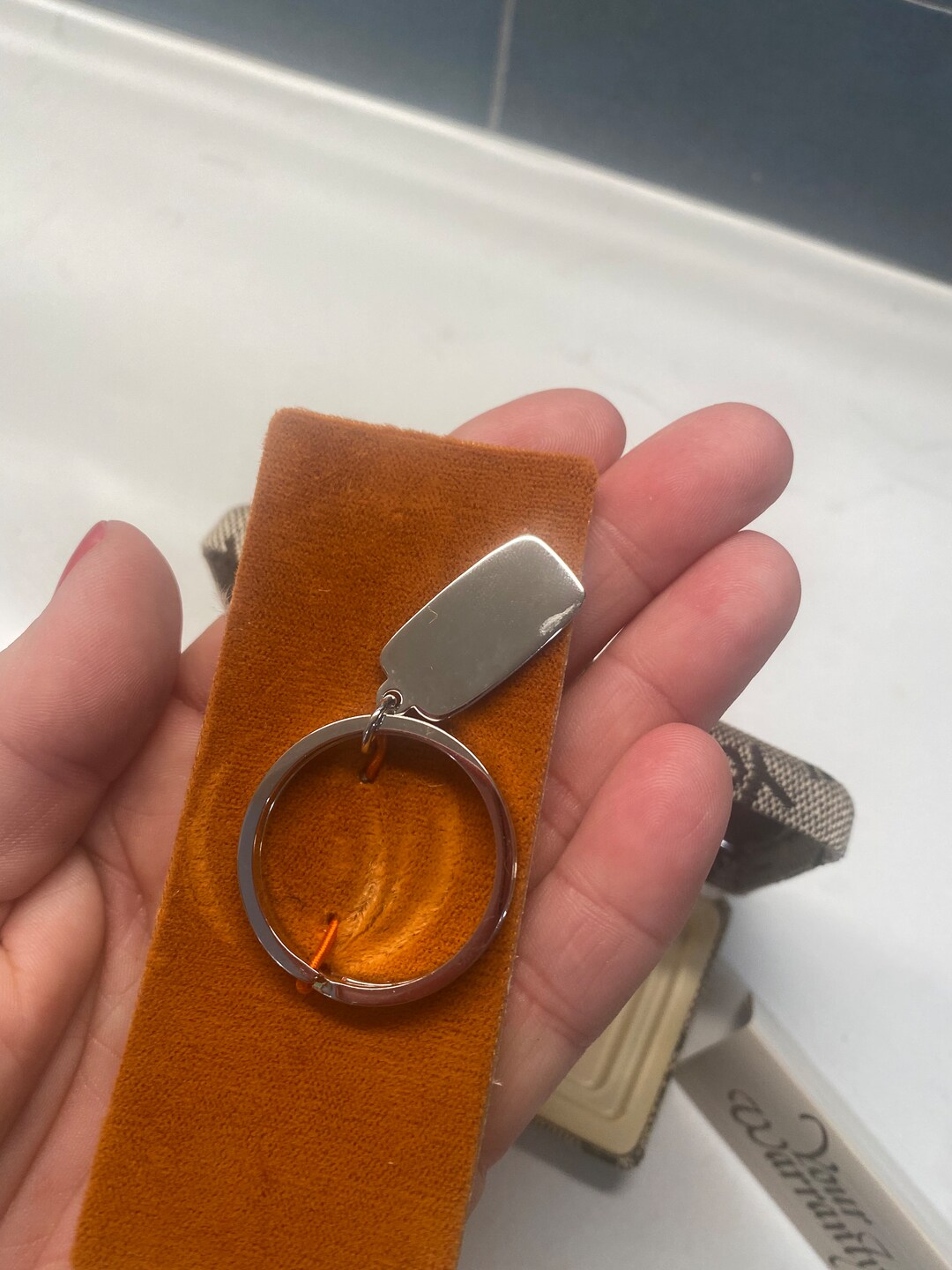 Vintage Dolan & Bullock Co. Sterling Silver Engravable Charm on Key ...