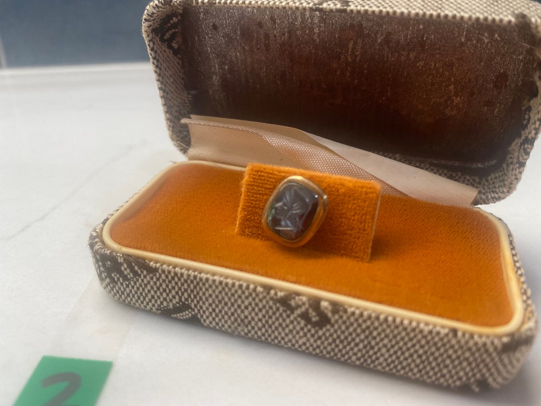 Vintage Dolan & Bullock Tie Tack, Gold With Warrior Head Carving on ...