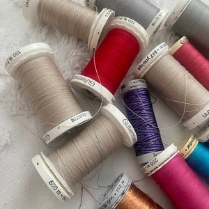 Gutermann German Assorted Thread, Lot of 21 Spools, Used, Sewing ...