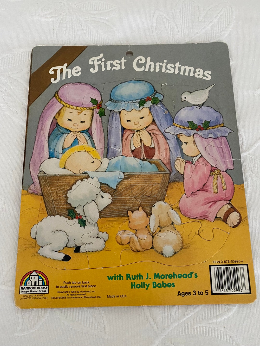 Vintage the First Christmas Board Puzzle, 1986 - Etsy