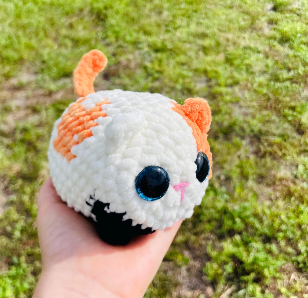 Crochet Calico Cat Plushie| Calico Kitty Pet Stuffed Animal - Etsy