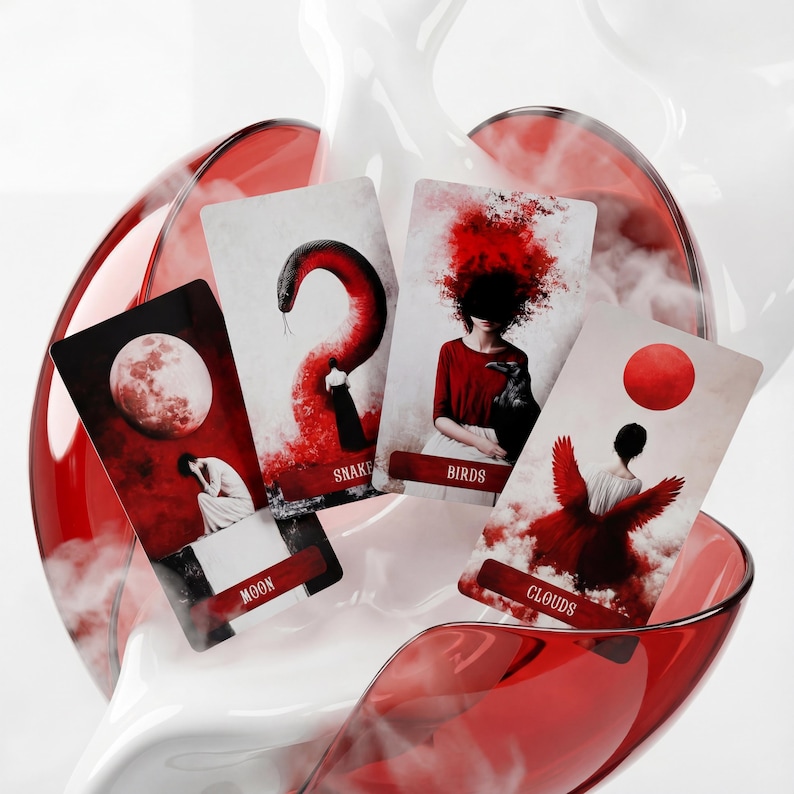 Limited Edition Occult Lenormand Deck: Gothic Fortune Telling Oracle ...
