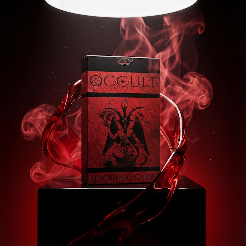 Limited Edition Occult Lenormand Deck: Gothic Fortune Telling Oracle ...