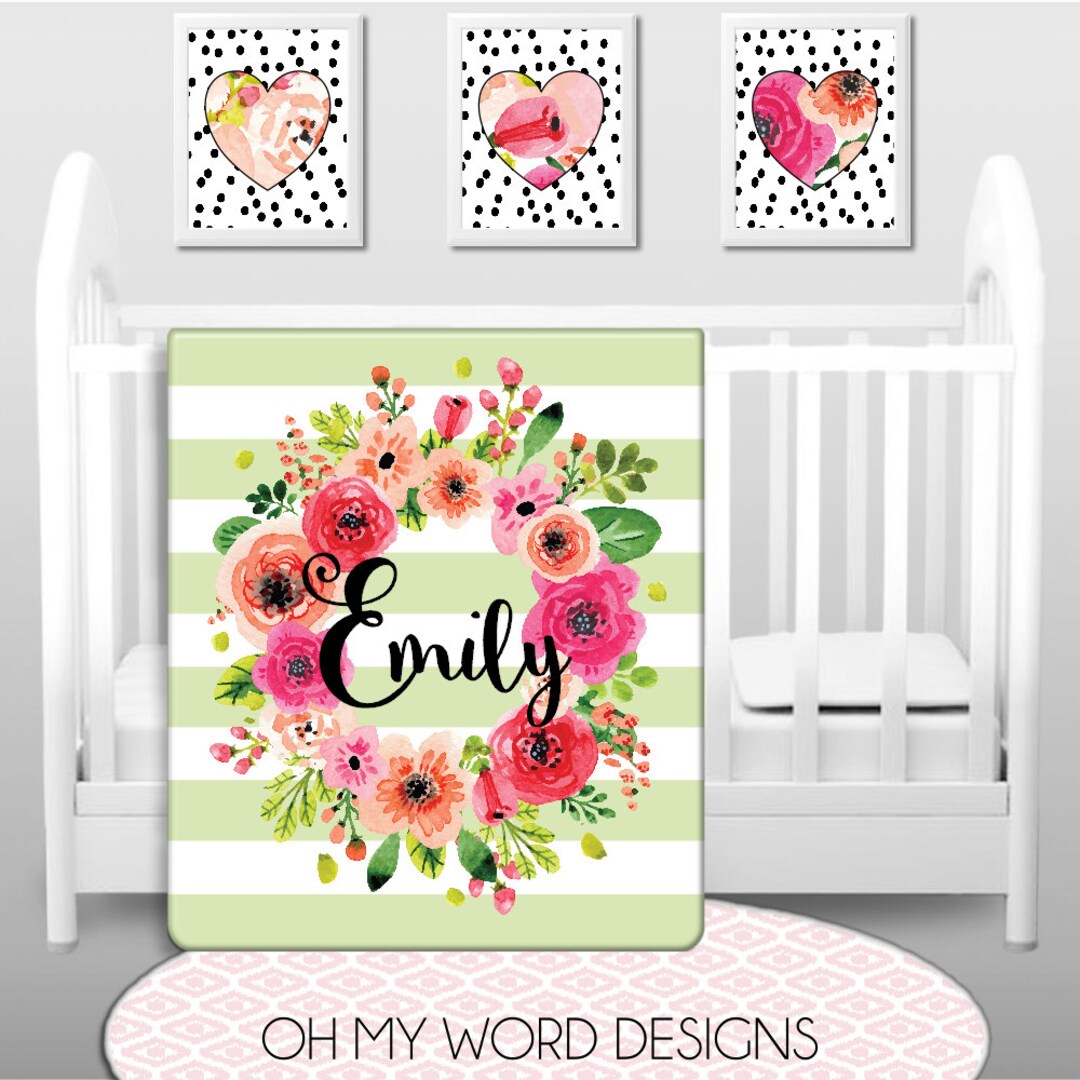 Personalized Baby Blanket-fleece Baby Blanket-monograms-receiving ...