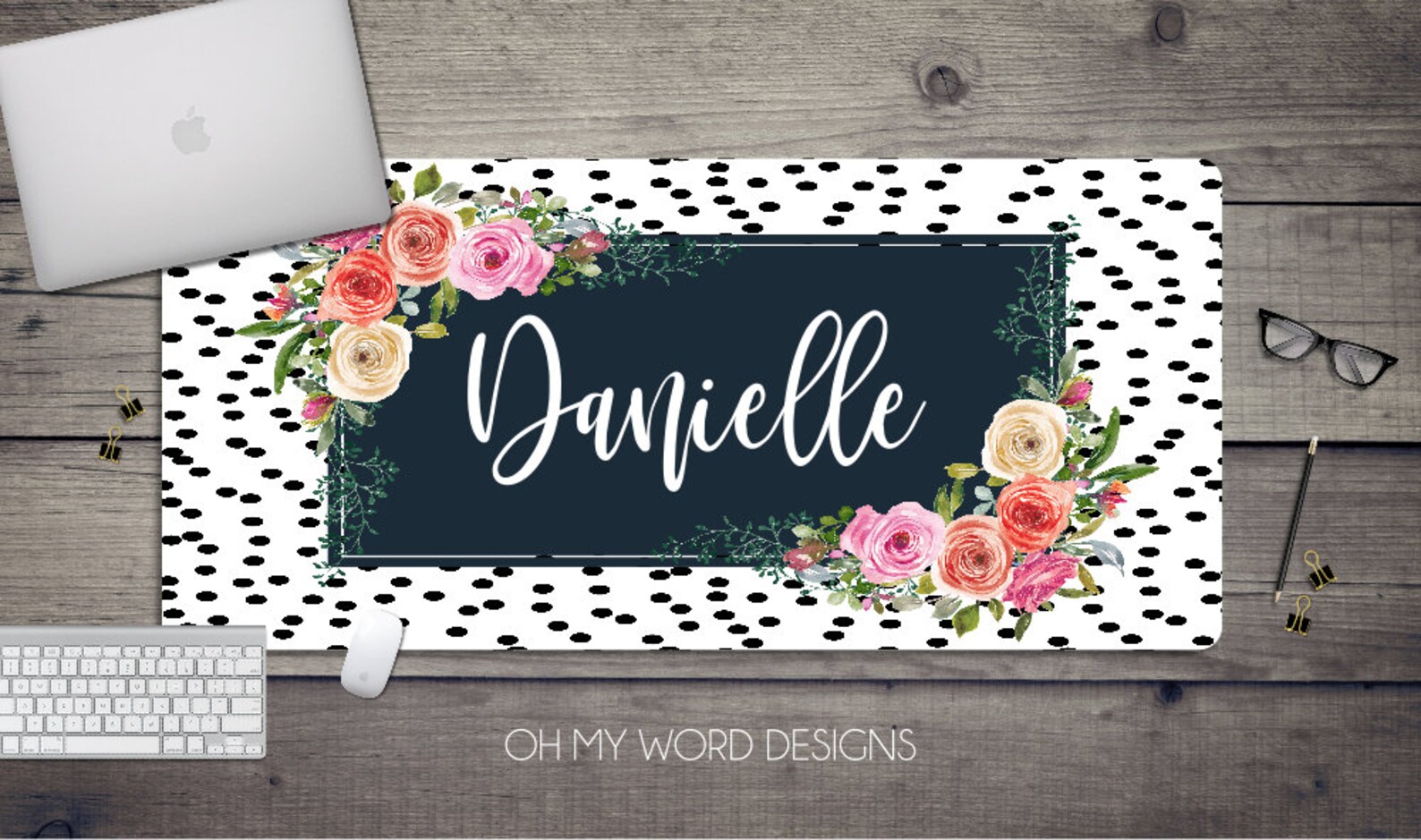 Personalized Desk Mat-desk Mat-over Sized Mouse Pad-neoprene | Etsy