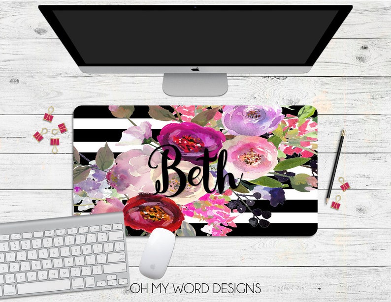 Personalized Desk Mat-desk Mat-over Sized Mouse Pad-neoprene - Etsy
