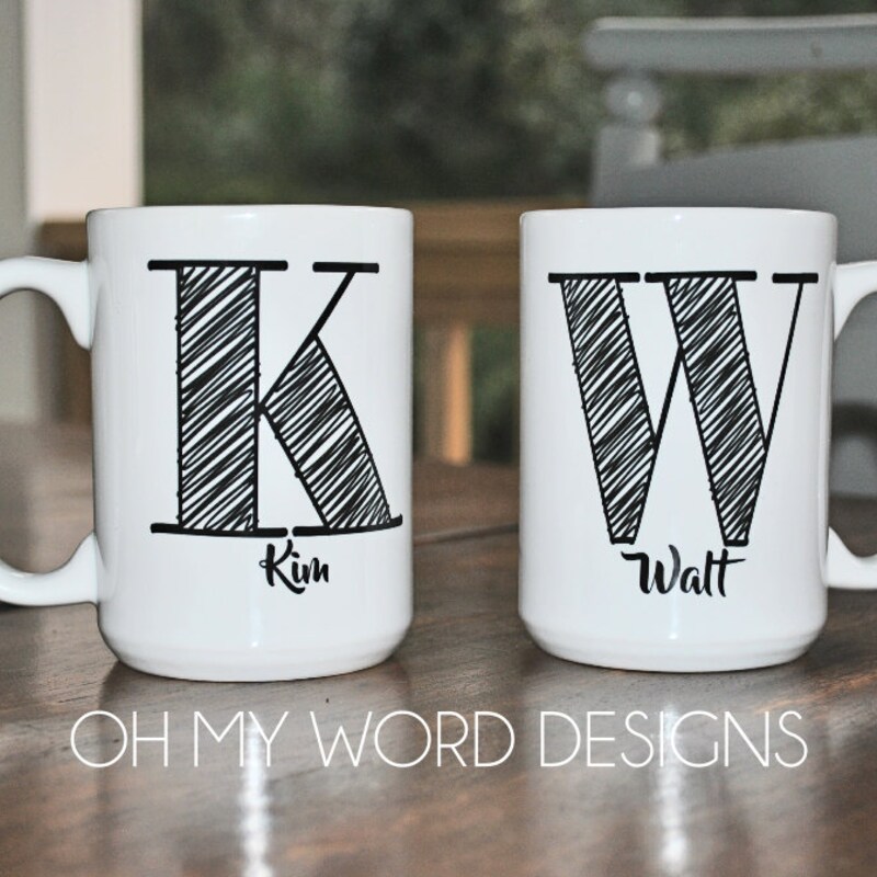 Monogram Mug - Etsy