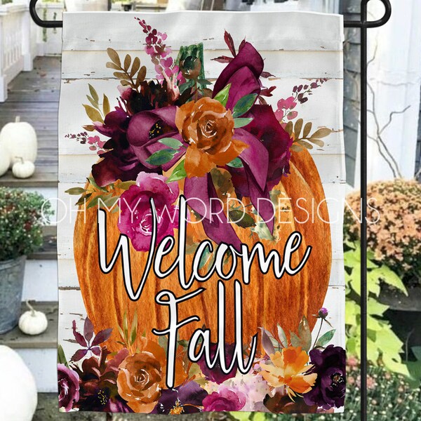 Fall Garden Flag - Etsy