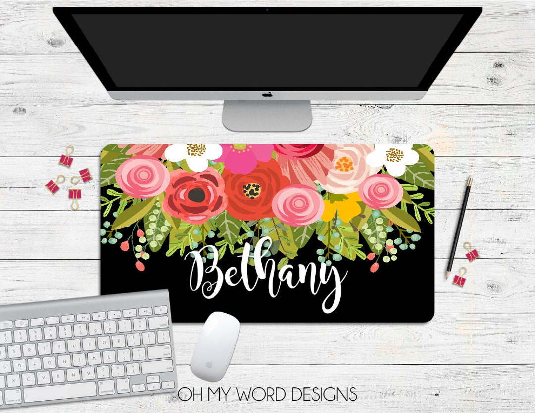 Personalized Desk Mat-desk Mat-over Sized Mouse Pad-neoprene - Etsy