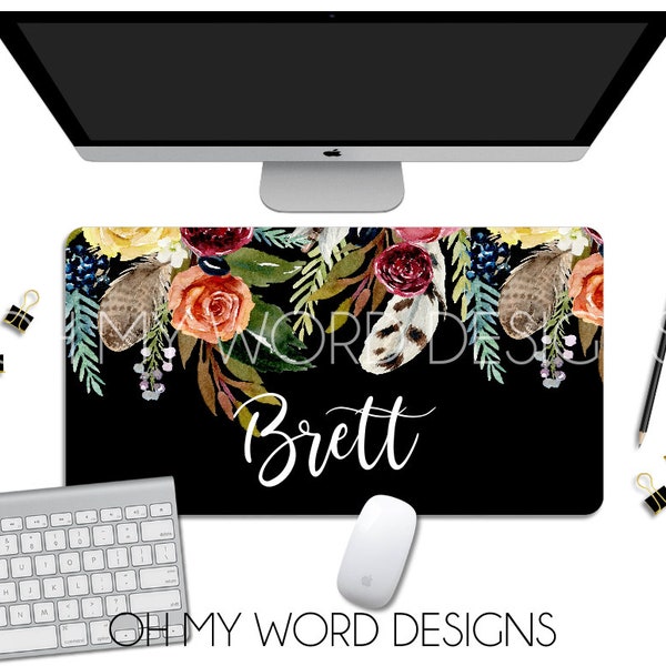 Monogram Desk - Etsy