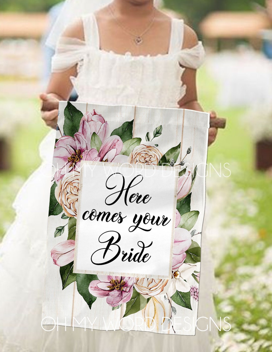 Wedding Banner-wedding Banner Flag-here Comes the Bride-bride to Be ...