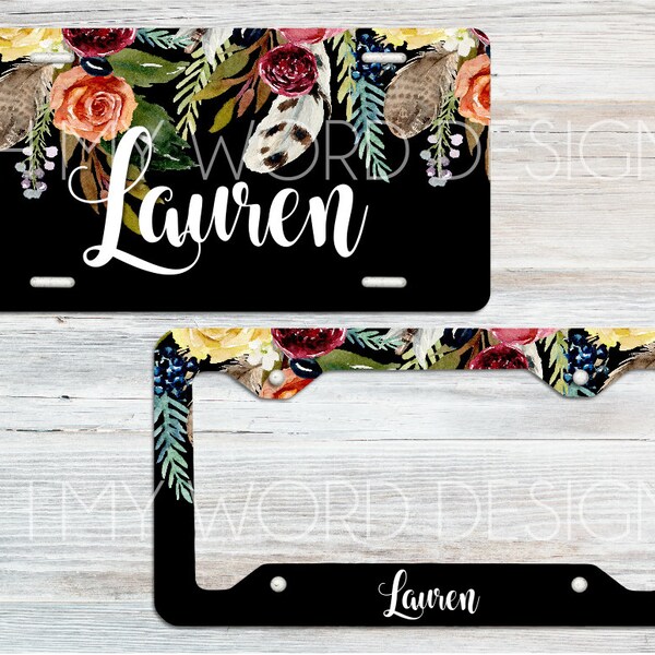 License Plate Frame - Etsy