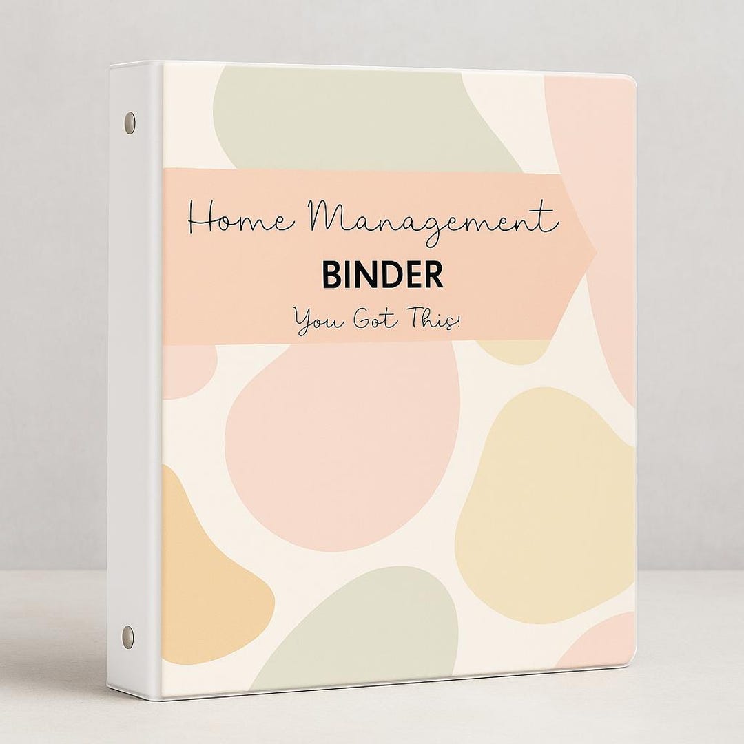 Home Management Binder: Keep It All Organized, a Binder to Keep Track ...