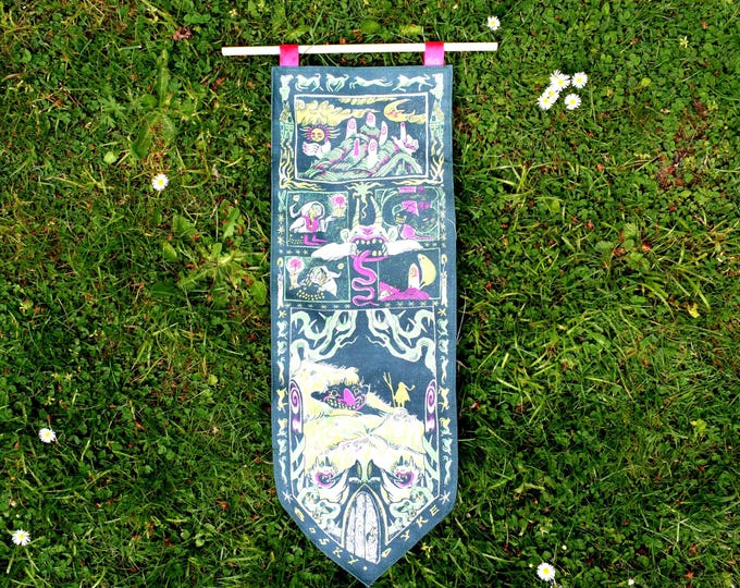 Folklore Landscape Print Wall Hanging - Etsy