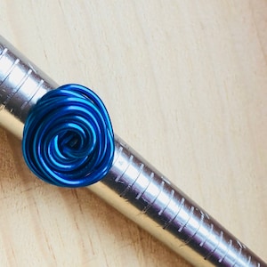 Swirl Aluminum Wire Ring, Anodized Aluminum Wire Ring, Small Wire ...