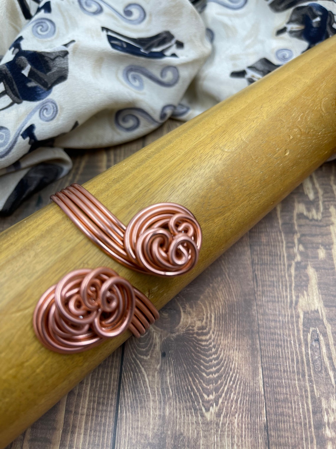 Handmade Rose Gold Aluminum Cuff Bracelet: Lightweight Arm Jewelry - Etsy