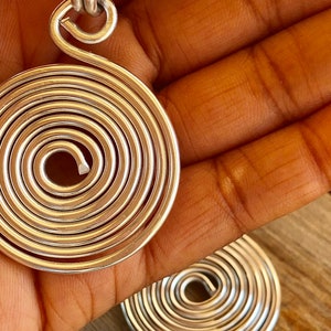 Silver Aluminum Wire Earrings: Handmade Abstract Sterling Earwire - Etsy