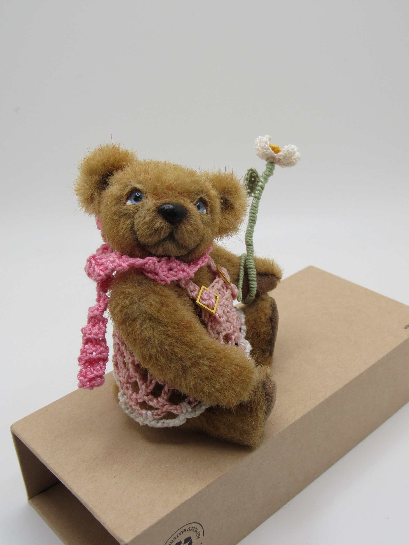 Jointed Miniature Artist Teddy Bear Cub 3 1/2 Inch, Freya - Etsy