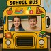 School Bus Photo Booth Frame | Back to School Party Decor (PNG PDF) - Etsy