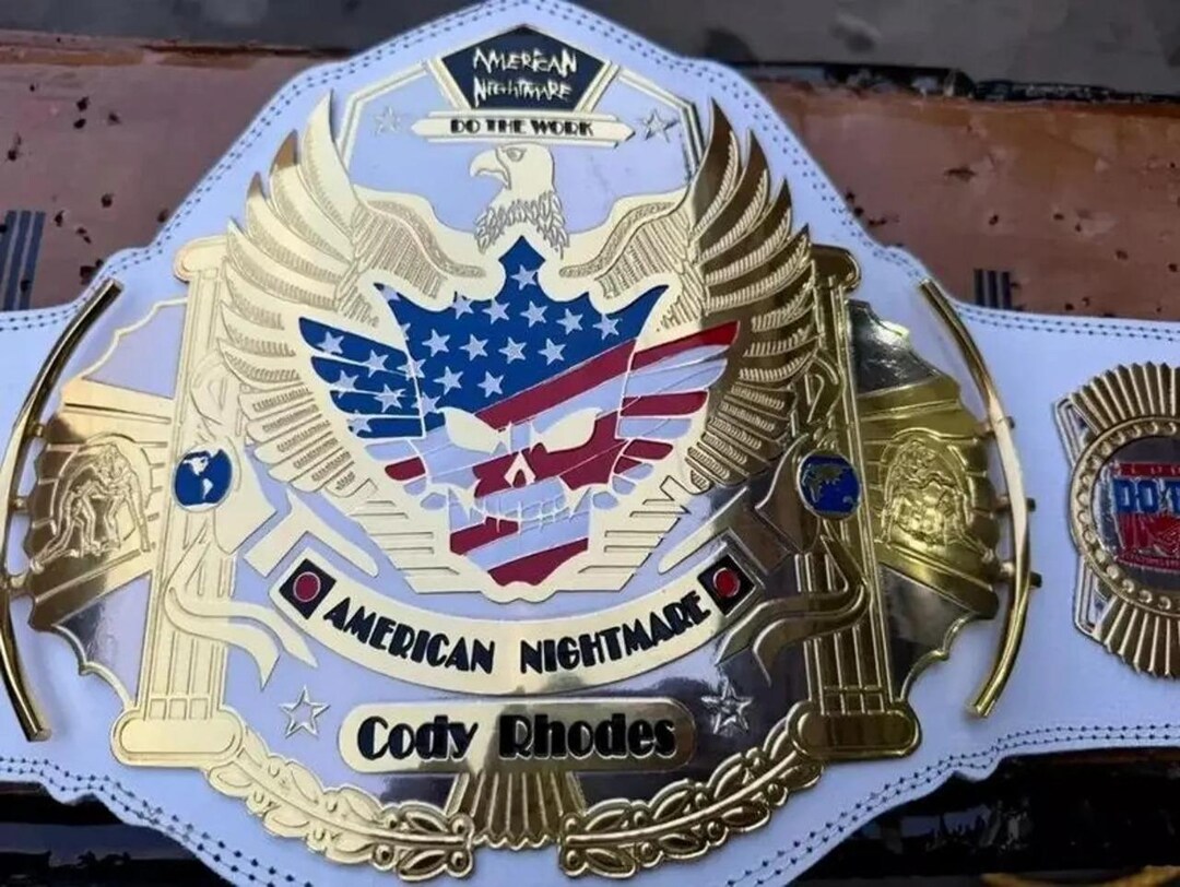 Cody Rhodes WWE Championship Belt – American Nightmare Wrestling ...