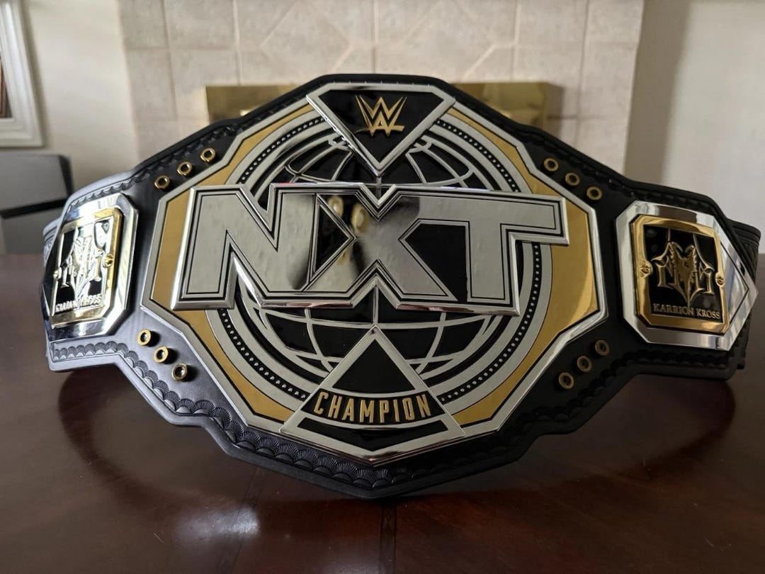 WWE NXT Championship Replica Belt, Karrion Kross Custom Title, Accurate ...