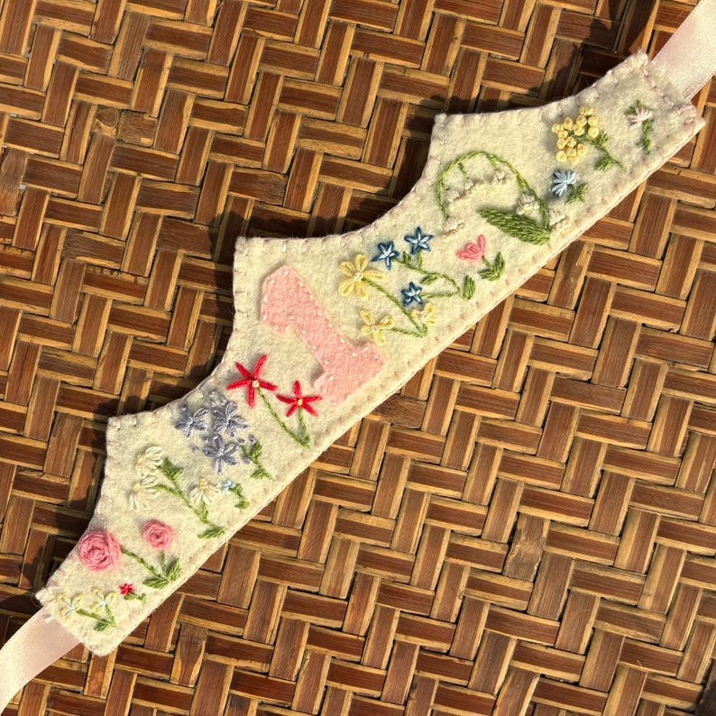 Personalized Flower Birthday Crown | Flower Birthday Crown | Custom ...