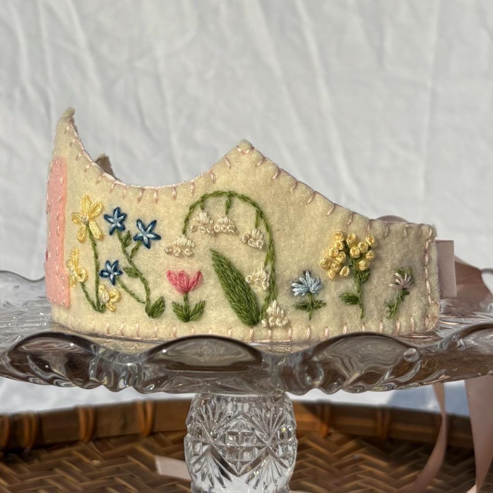 Personalized Flower Birthday Crown | Flower Birthday Crown | Custom ...