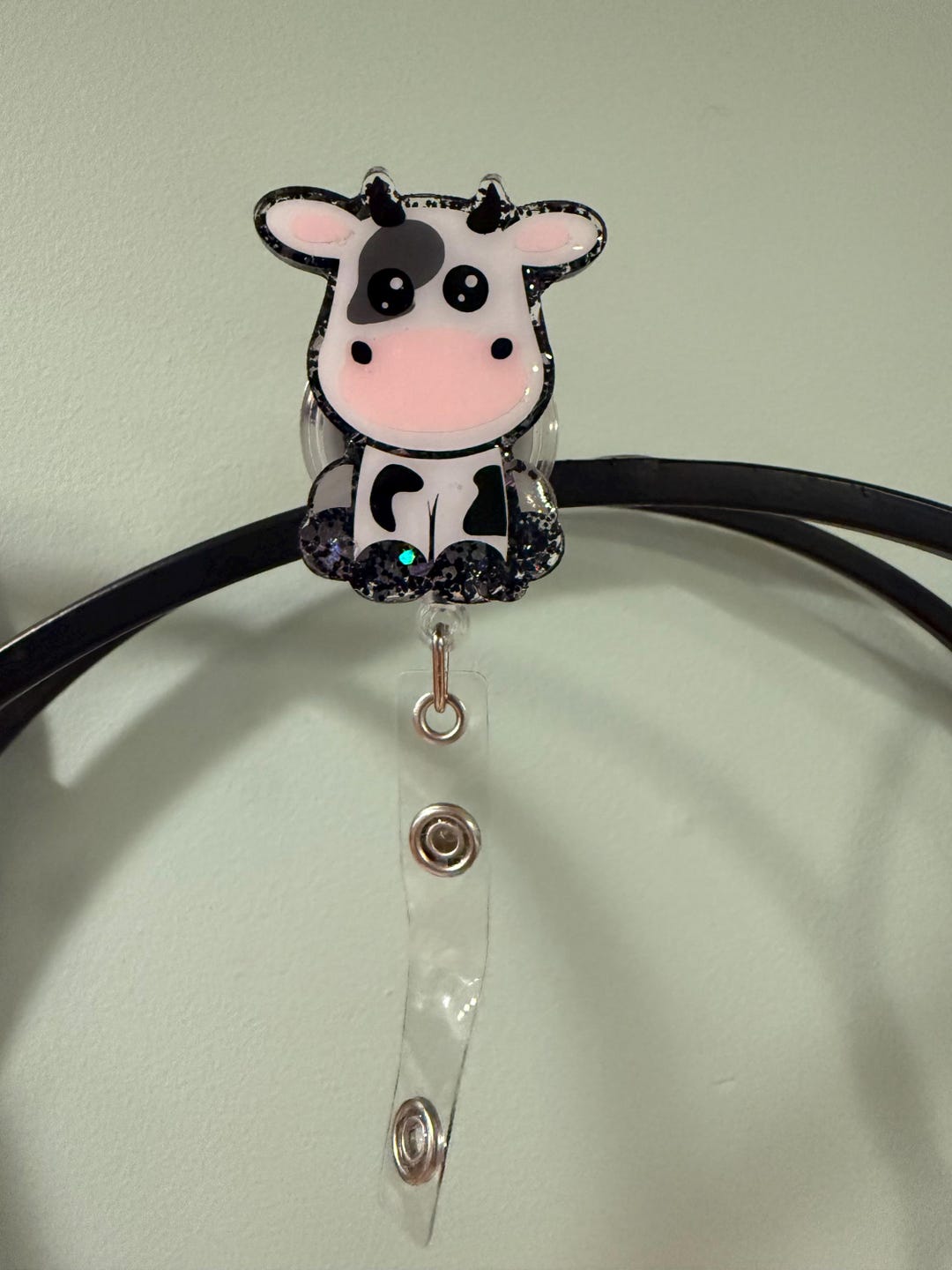 Cow Badge Reel - Etsy