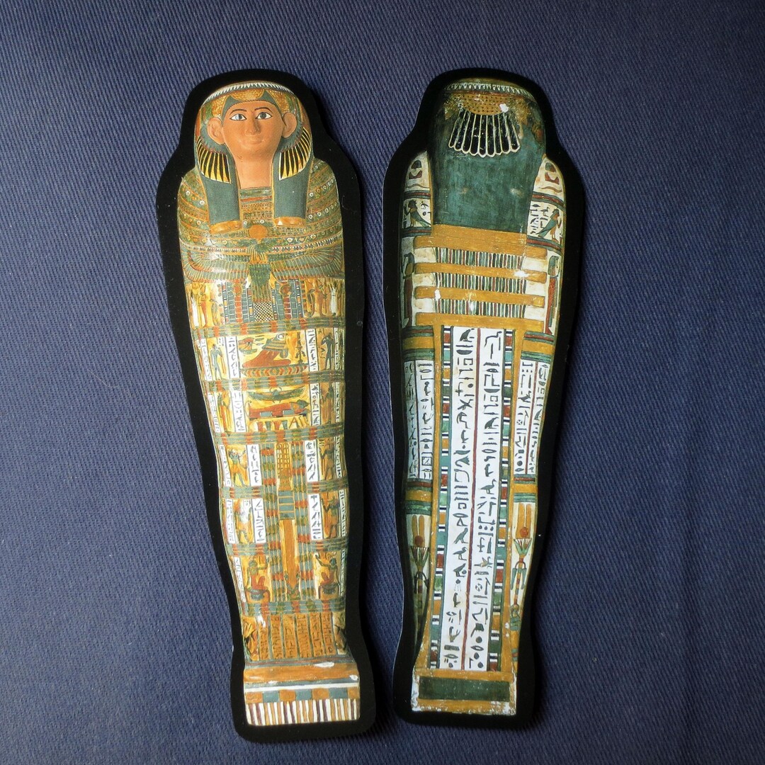 2 Egyptian Mummy Sarcophagus Playing Cards, One Front, One Back - Etsy