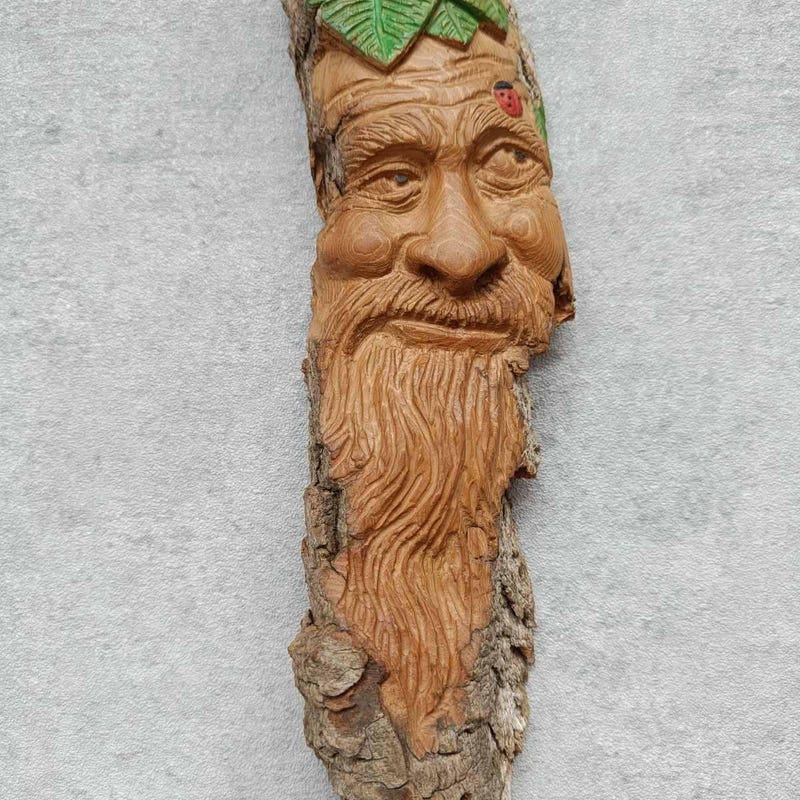 Wood Spirit Carving - Etsy