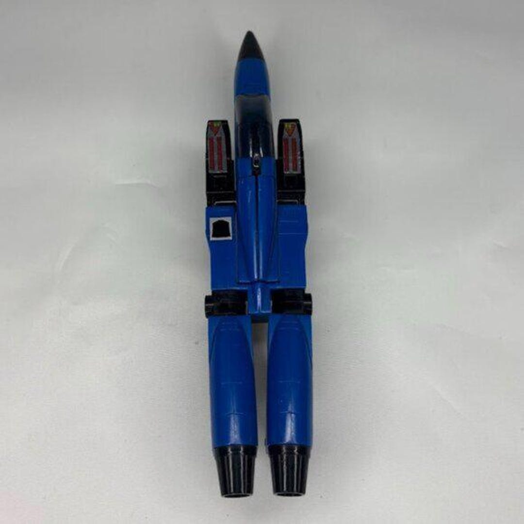 Vintage 1983 Hasbro Takara Transformers Blue Airplane Jet Action Figure ...