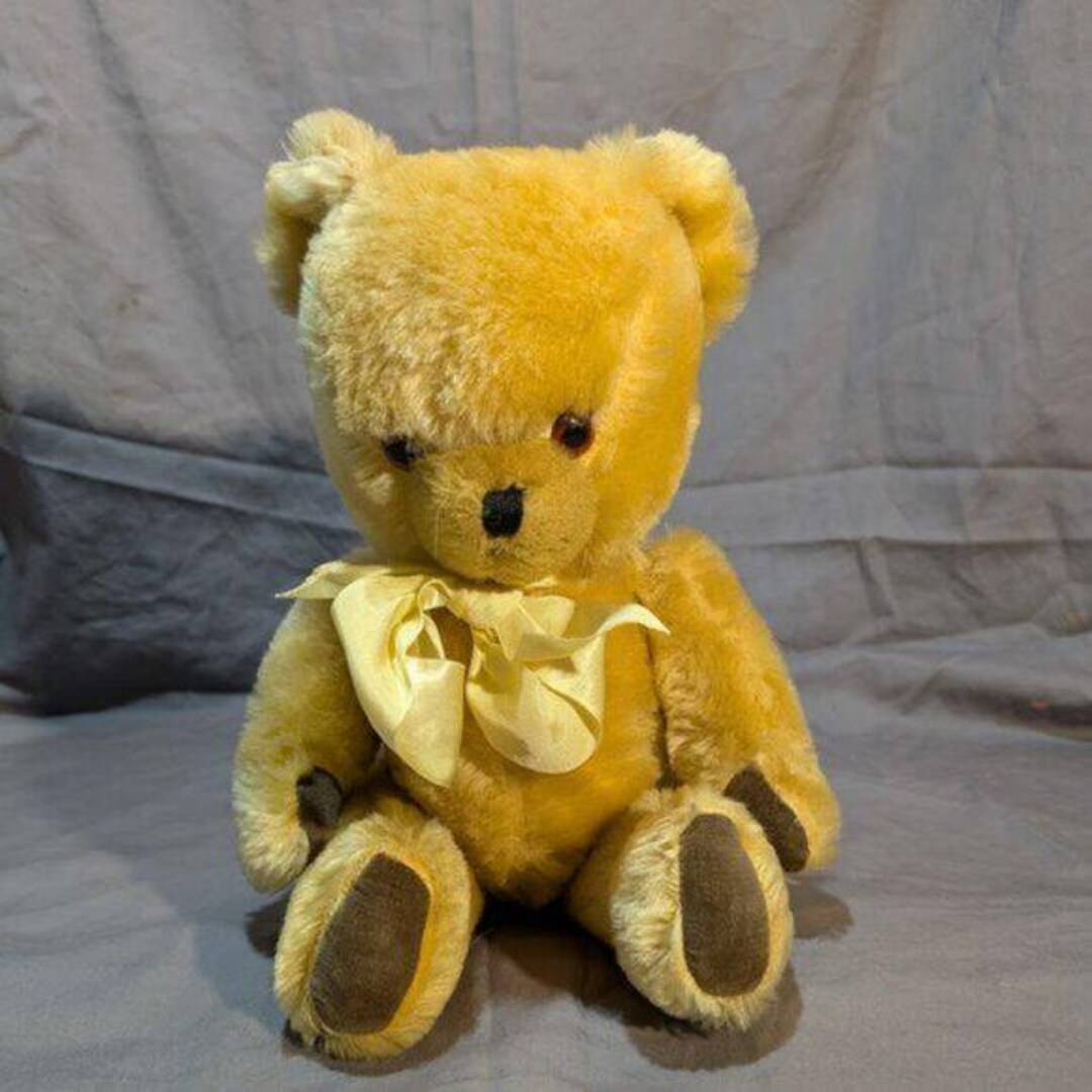 Vintage Jointed Posable Teddy Bear - Etsy