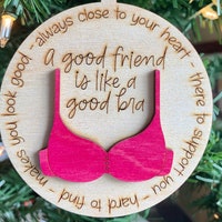Good Friend Bra Ornament - Etsy