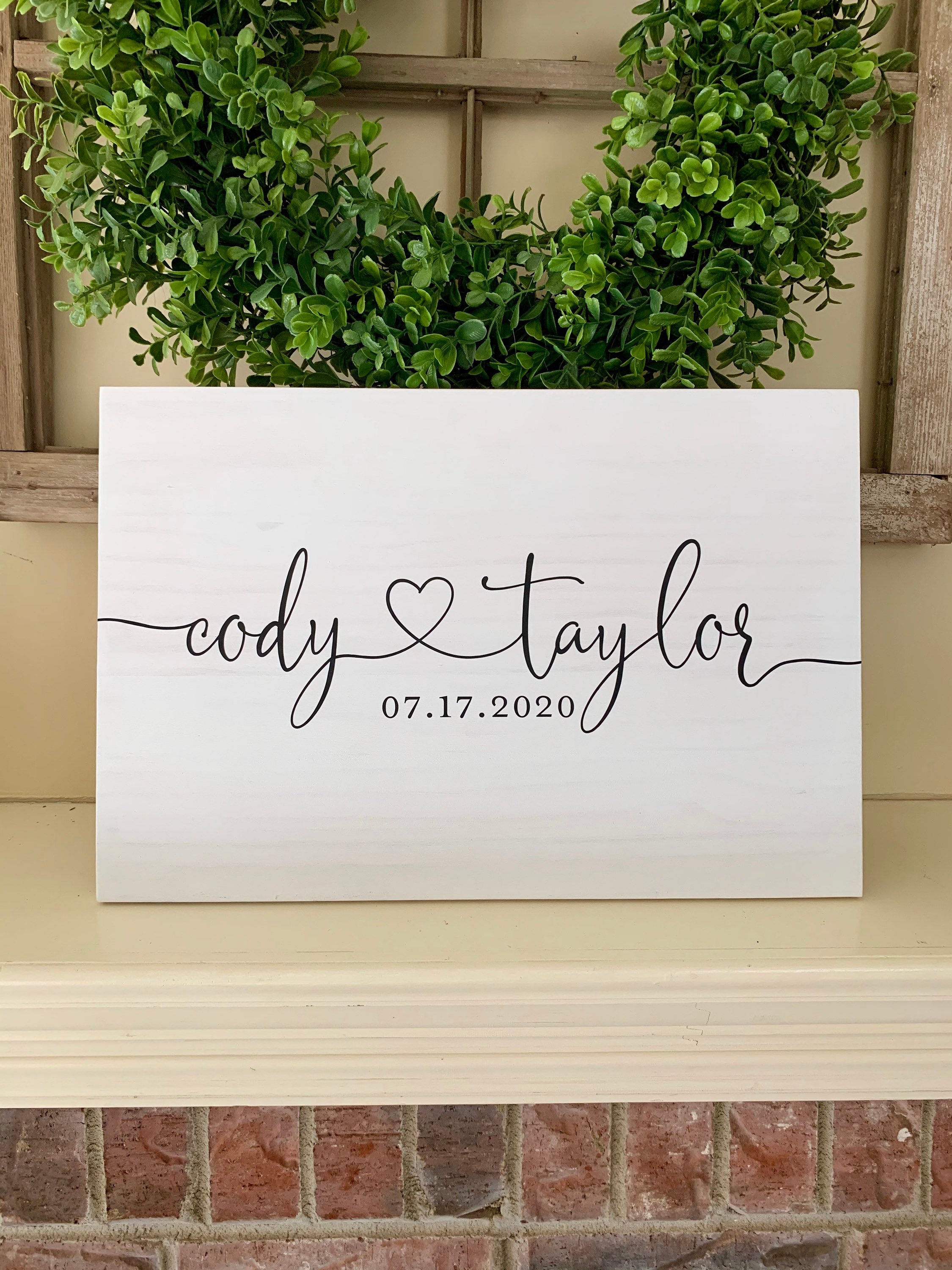 Wedding Guest Book Sign Rustic Wooden Guest Book Wedding | Etsy