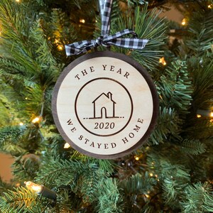 The Year We Stayed Home Ornament, 2020 Ornament - Etsy