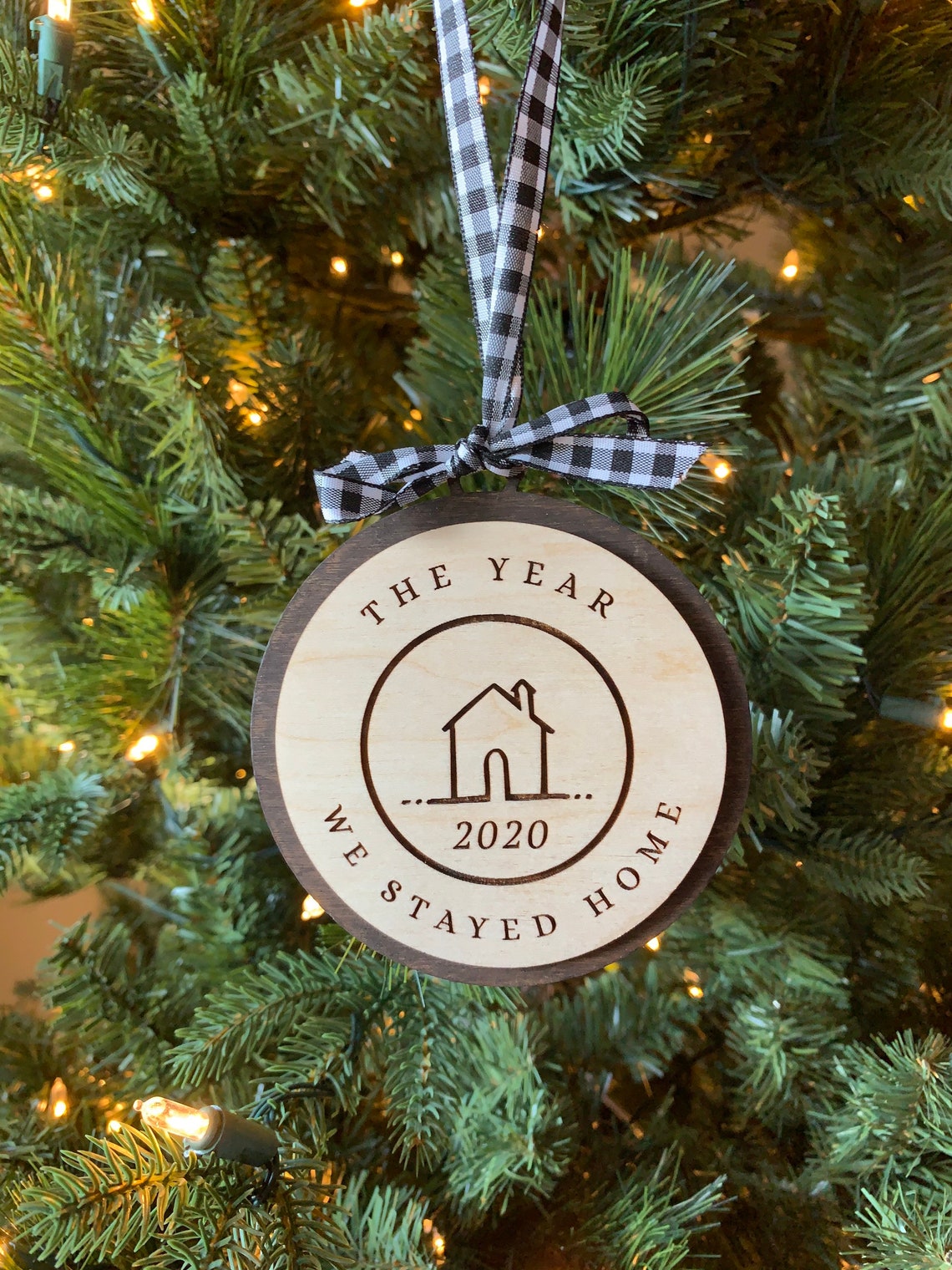 The Year We Stayed Home Ornament 2020 Ornament | Etsy