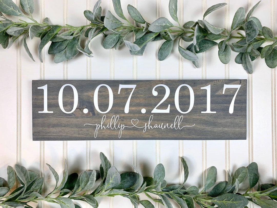 Save the Date Sign, Wedding Announcement Sign, Engagement Photo Prop ...