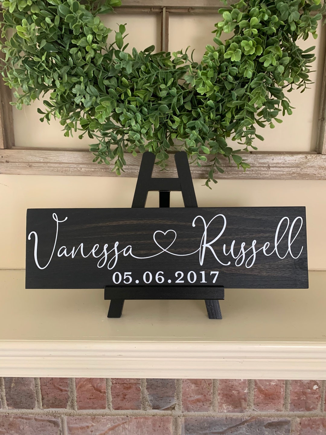 Save the Date Sign, Wedding Announcement Sign, Engagement Photo Prop ...